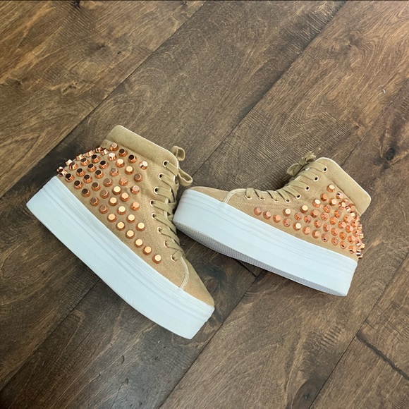Jeffrey Campbell | Shoes | Jcplay Jeffrey Campbell Studded Sneakers ...